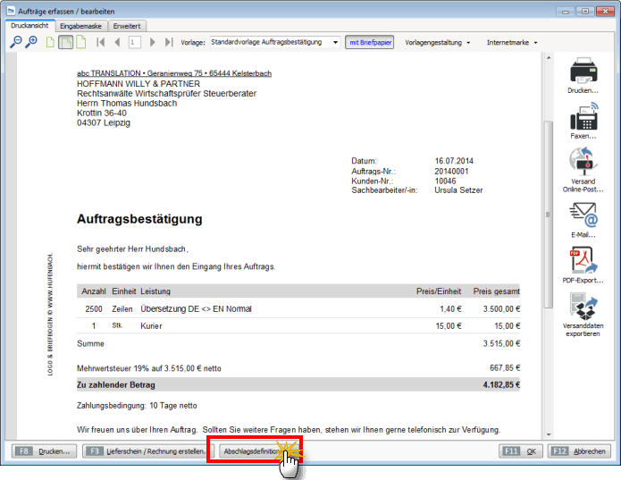 Abschlagsrechnung & Schlussrechnung: So geht's | WISO Mein Büro