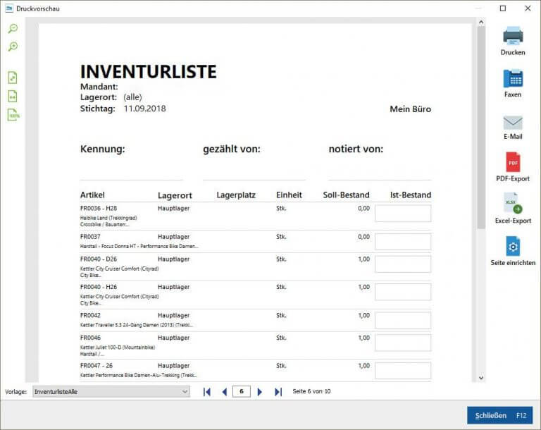 Lagerverwaltung & Lagerverwaltungssoftware | MeinBüro